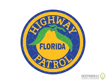 Florida Highway Patrol Badge SVG - Etsy