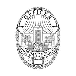 Burbank California Police Badge SVG, Police Department Officer Vector ...