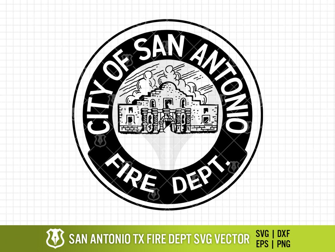 San Antonio Texas Fire Department Emblem, San Antonio TX Fire Service ...
