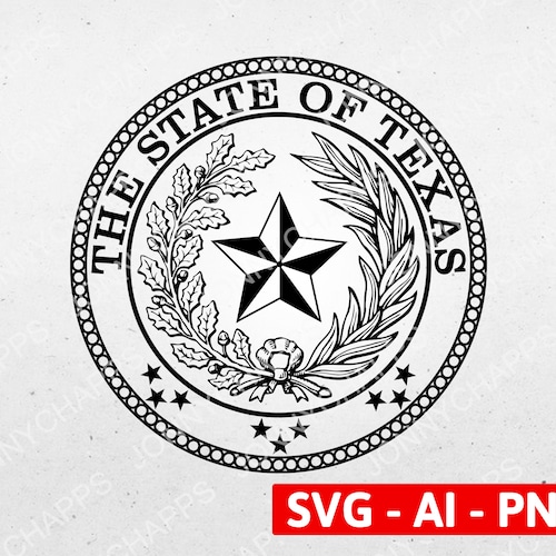 Texas Department of Criminal Justice Seal Logo Digital Vector - Etsy