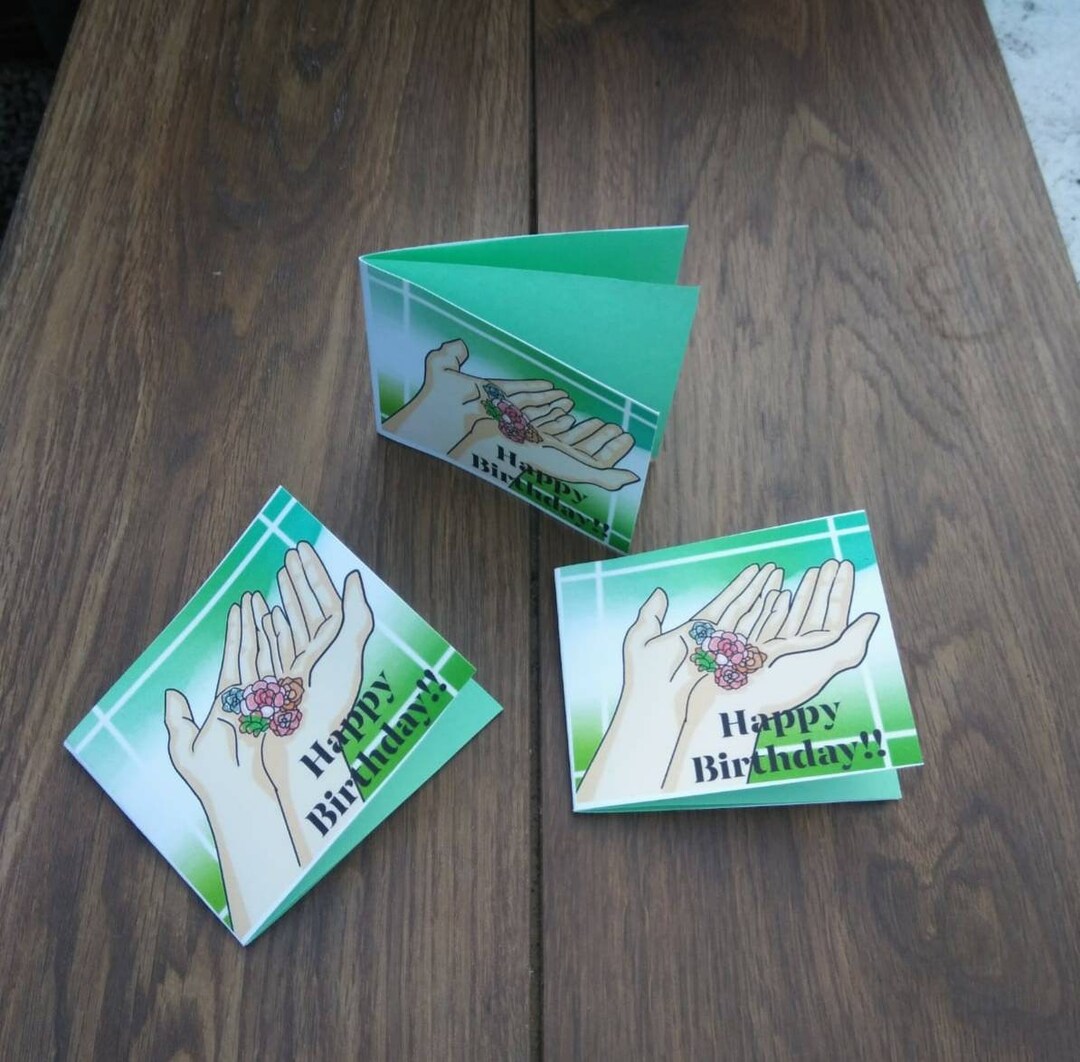 Mini Card Happy Birthday - Etsy