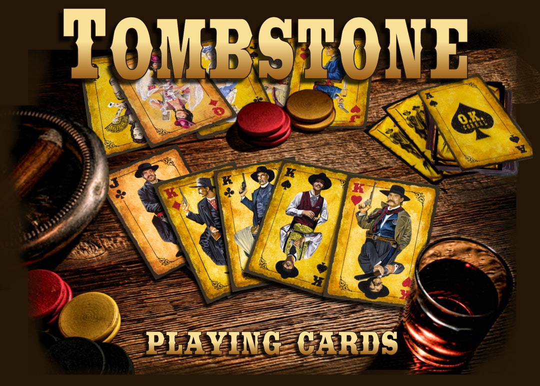Tombstone Playing Cards - Etsy