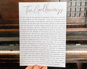 Psalm 91 Personalized - Etsy
