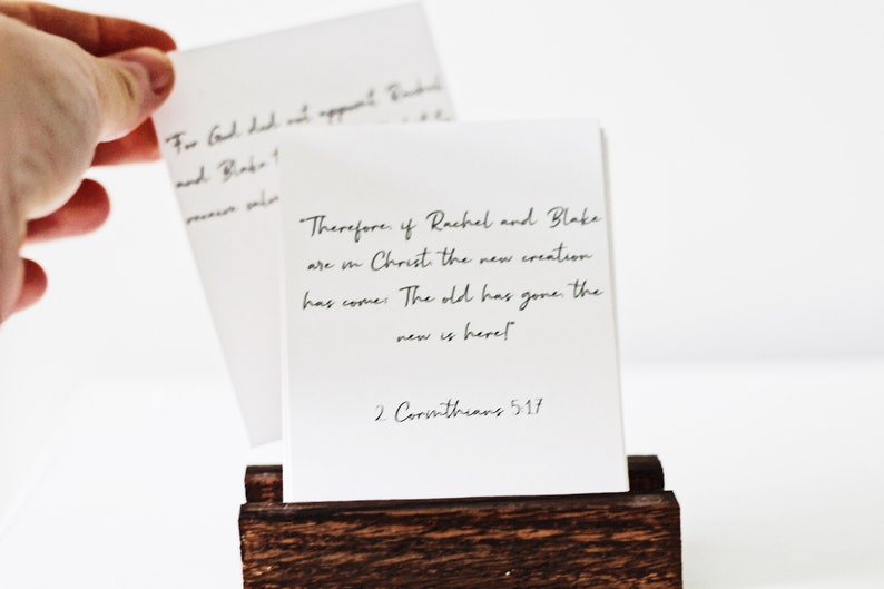 Personalized Scripture Cards 52 Weekly & Daily Bible Verses - Etsy