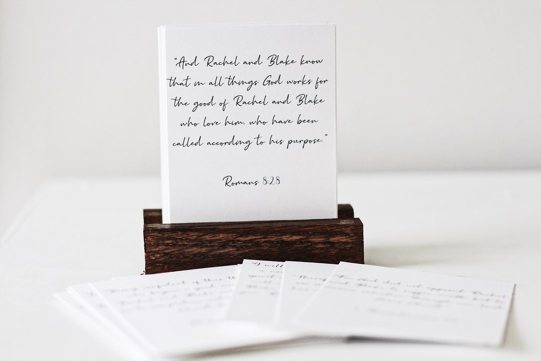Personalized Scripture Cards 52 Weekly & Daily Bible Verses Prayer ...
