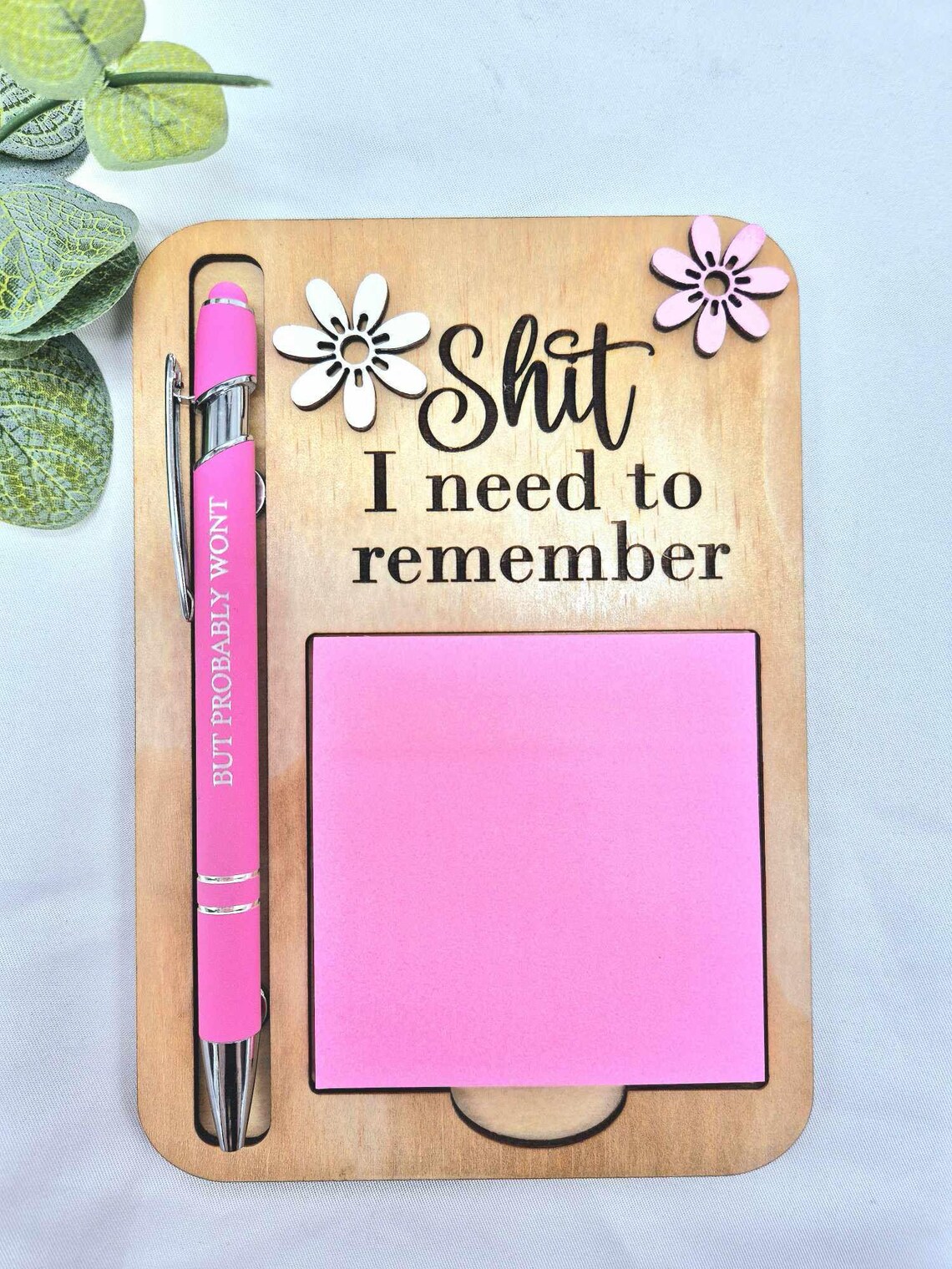 Post-it Note, Sticky Note Pad Holder SVG Laser Cut File, Laser Cutting ...