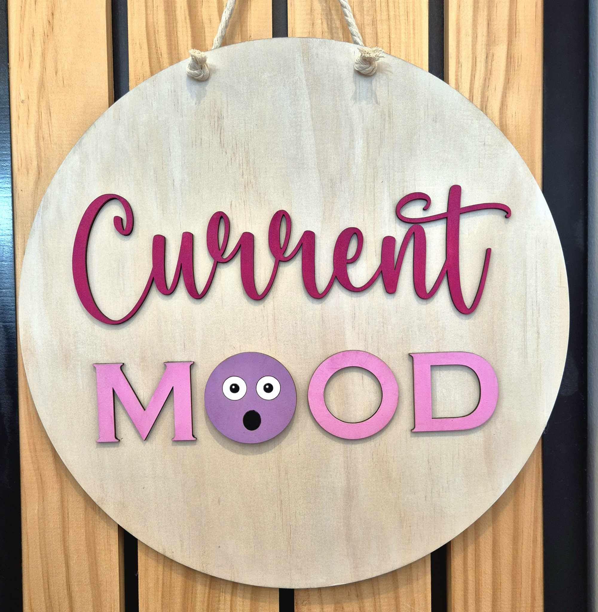 Current Mood Project, Mood Door Sign, Tweens, Teens, Mood ...