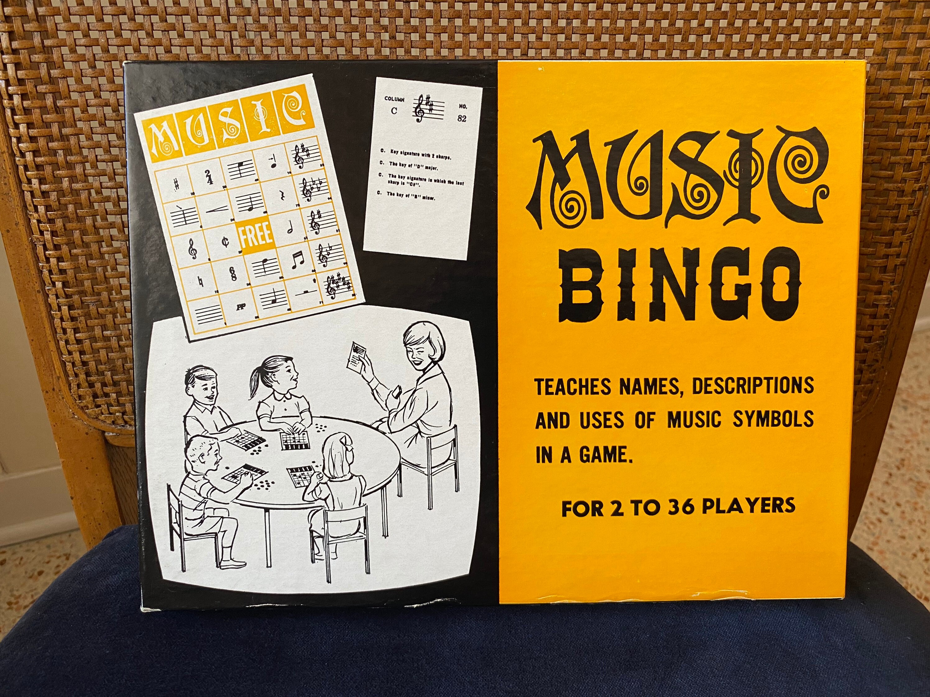 1967 Vintage Music Bingo Game free Shipping and Gift - Etsy