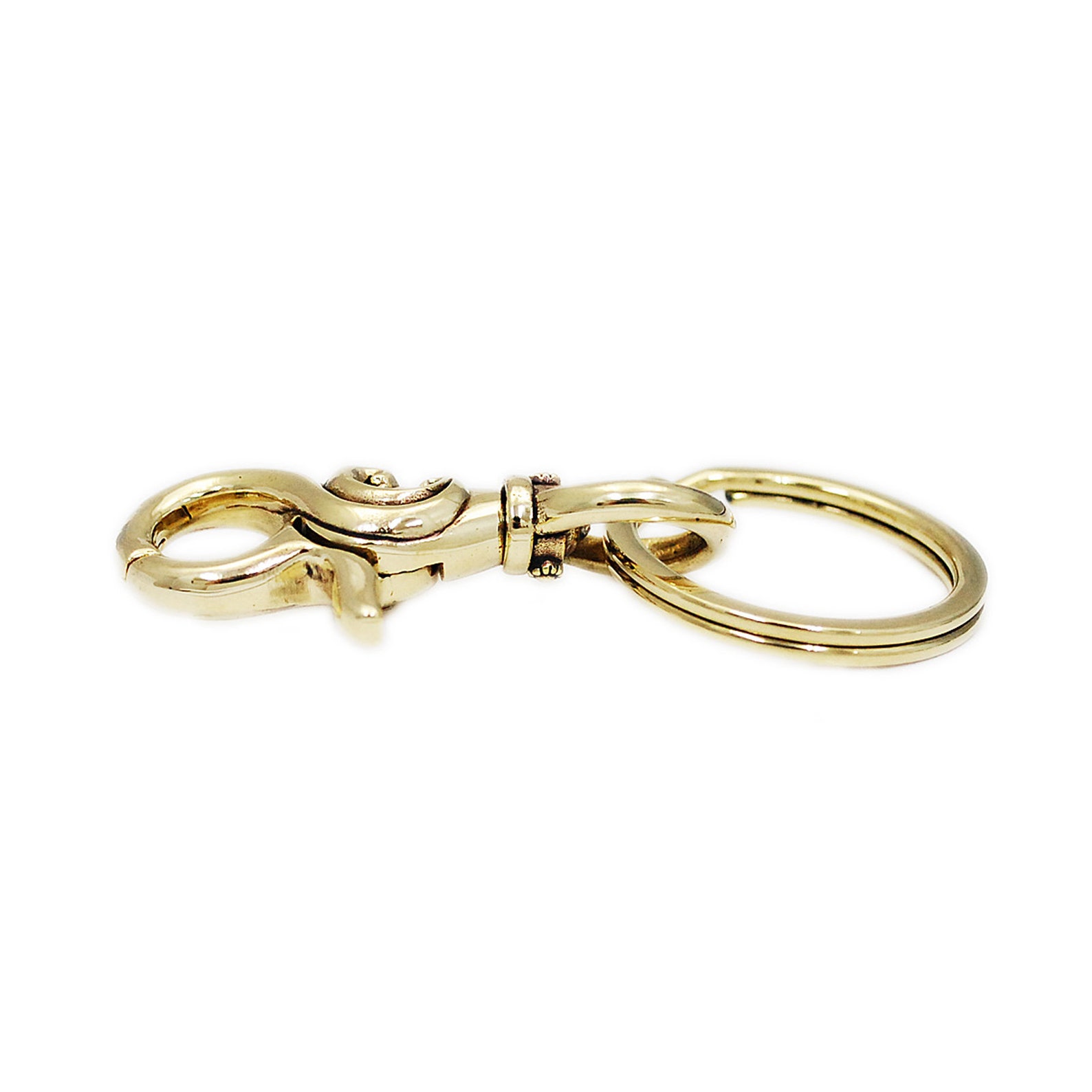 Lobster Clasp/arabesque/solid Brass Key Chain/brass Gold - Etsy