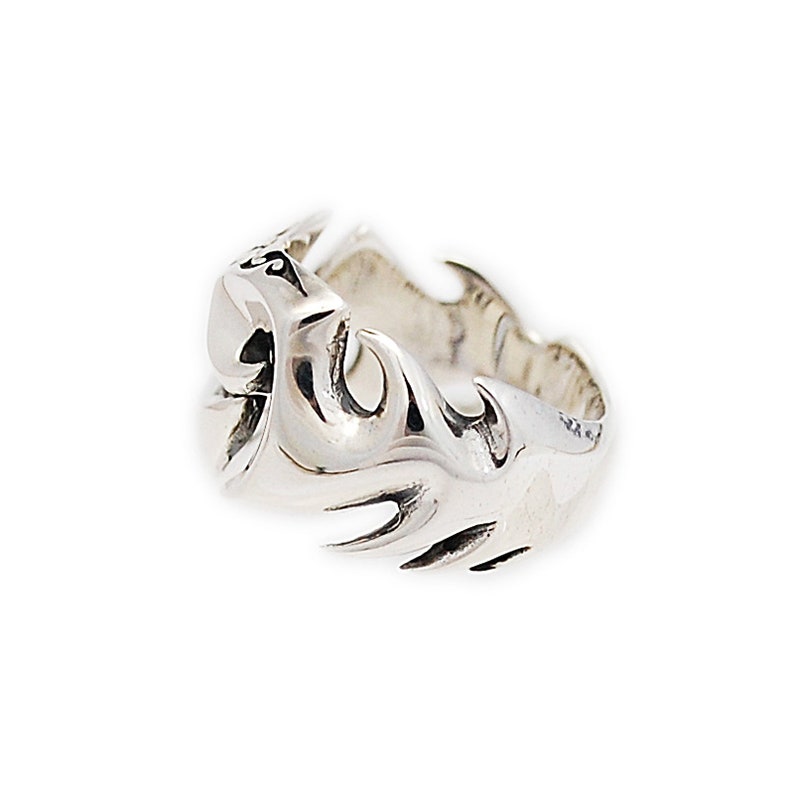 Tribal/maori/925 Sterling Silver Ring/silver Tribal Ring/biker | Etsy