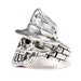 Mafioso Mafia/skull/925 Sterling Silver Ring/biker Ring/skull - Etsy