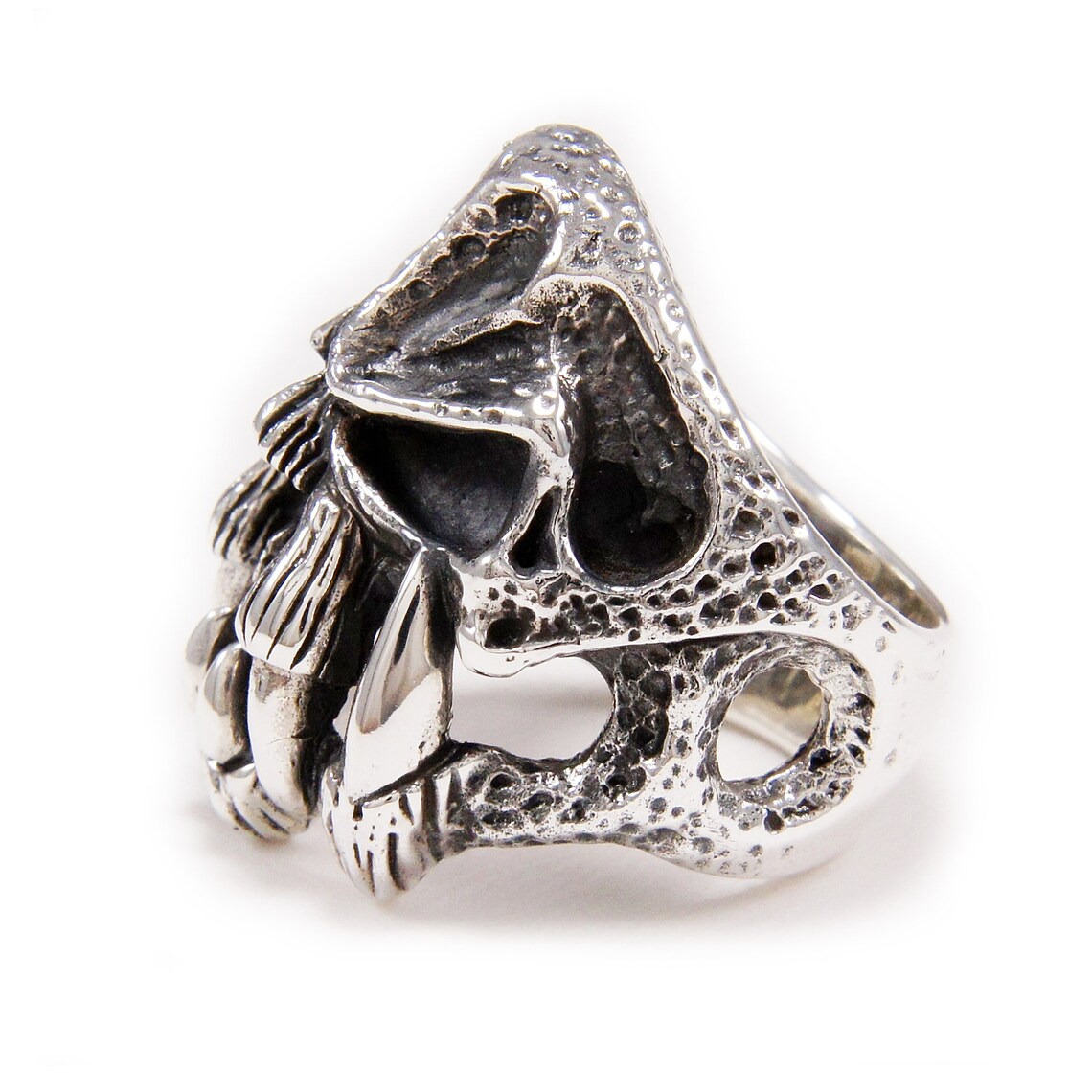 Alien Predator Skull 925 Sterling Silver Ring/silver Skull - Etsy