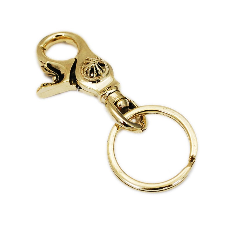 Lobster Clasp/cross/solid Brass Key Chain/brass Gold Cross Lobster ...
