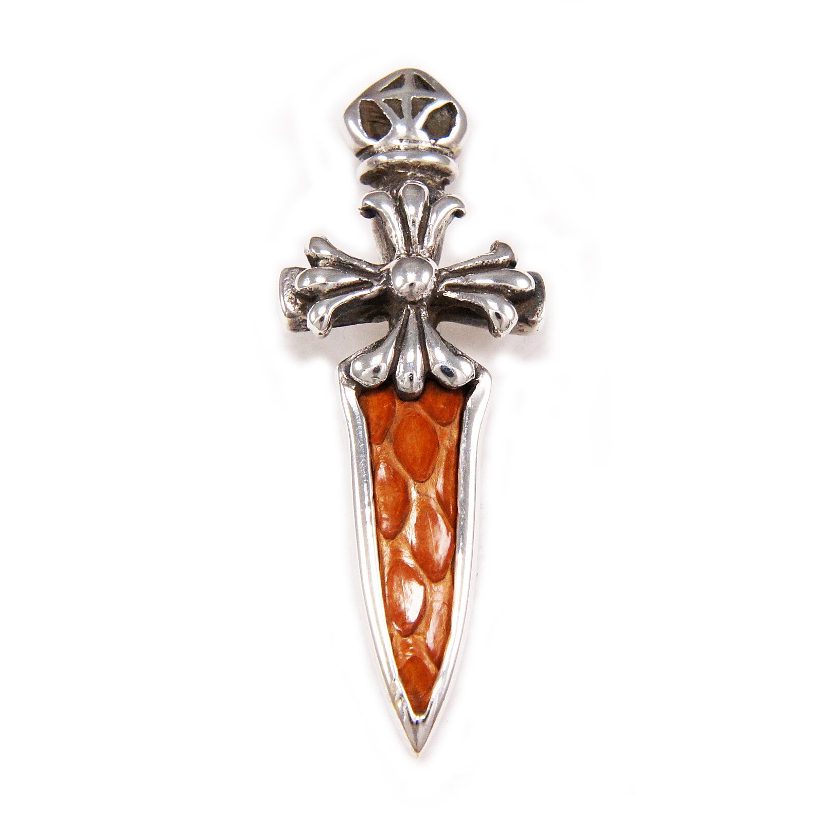 Cross/dagger/925 Sterling Silver Pendant/silver Cross - Etsy