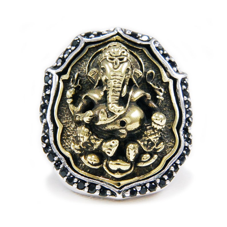 Ganesh/ganesha/925 Sterling Silver Ring/silver Ganesh - Etsy