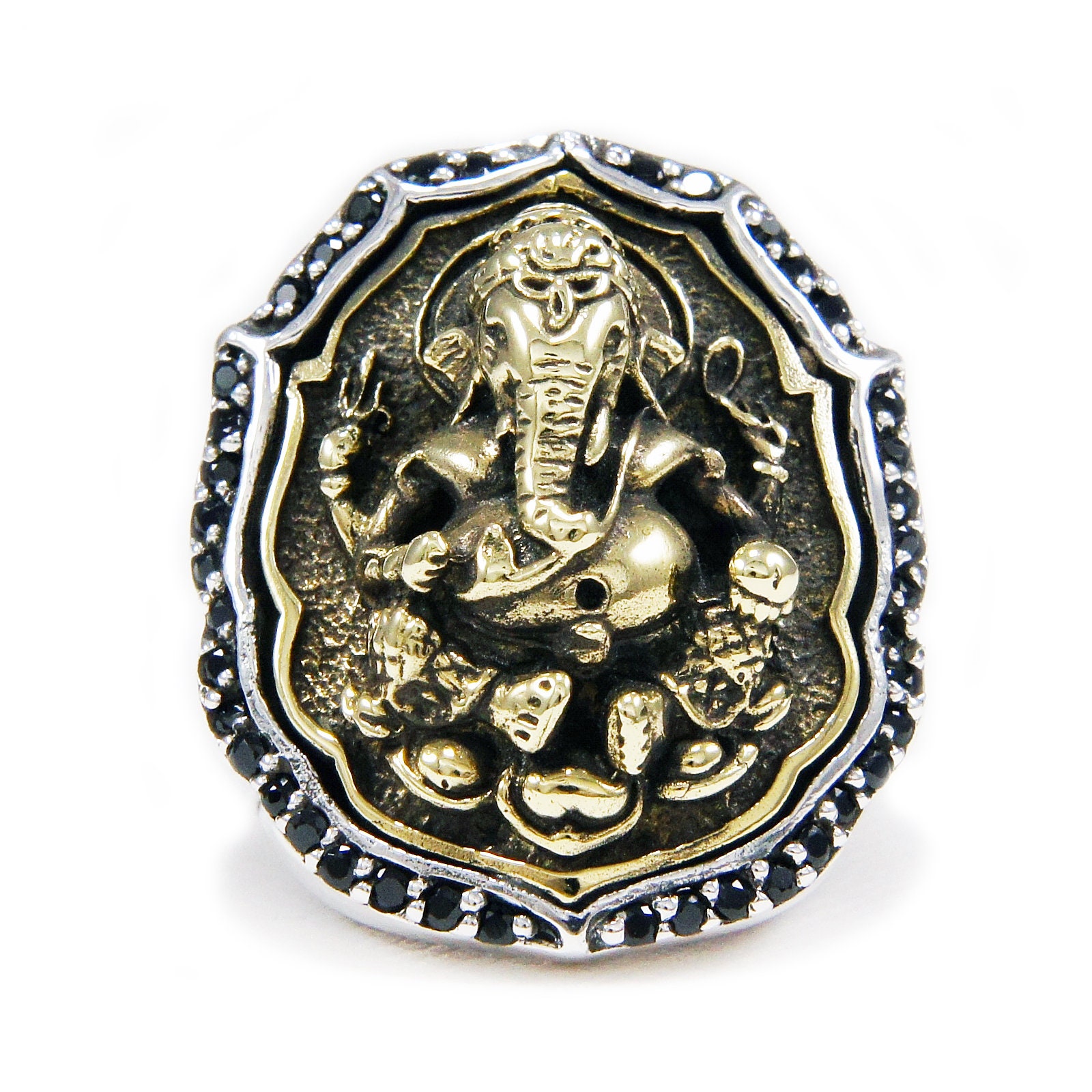 Ganesh/ganesha/925 Sterling Silver Ring/silver Ganesh - Etsy
