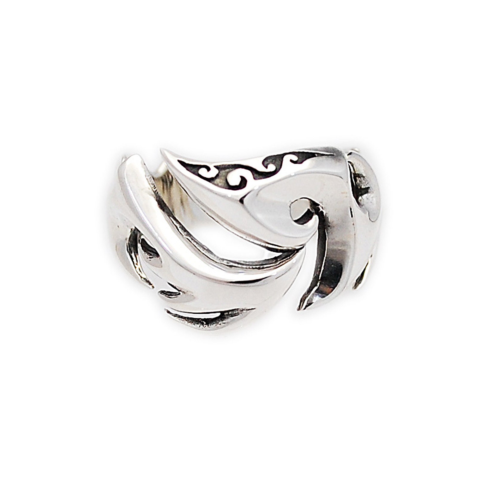 Tribal/maori/925 Sterling Silver Ring/silver Tribal Ring/biker | Etsy