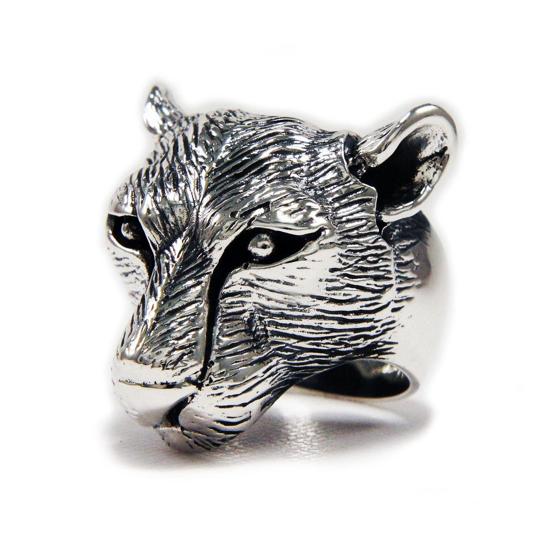 Panther Ring/puma Ring/jaguar/925 Sterling Silver Ring/big Cat/animal ...