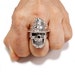 Mafioso Mafia/skull/925 Sterling Silver Ring/biker Ring/skull - Etsy