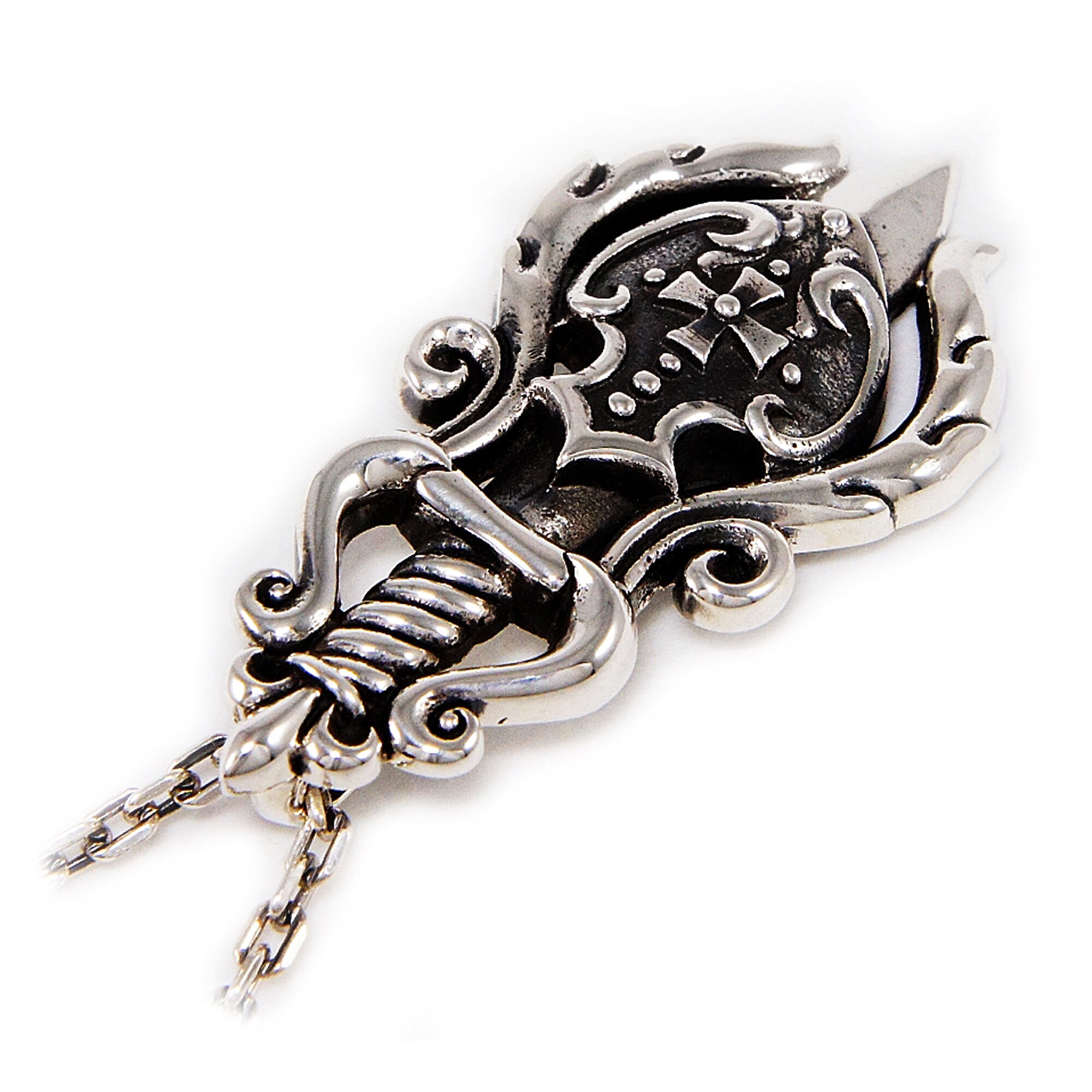 Knight Sword/shield/925 Sterling Silver Royal - Etsy