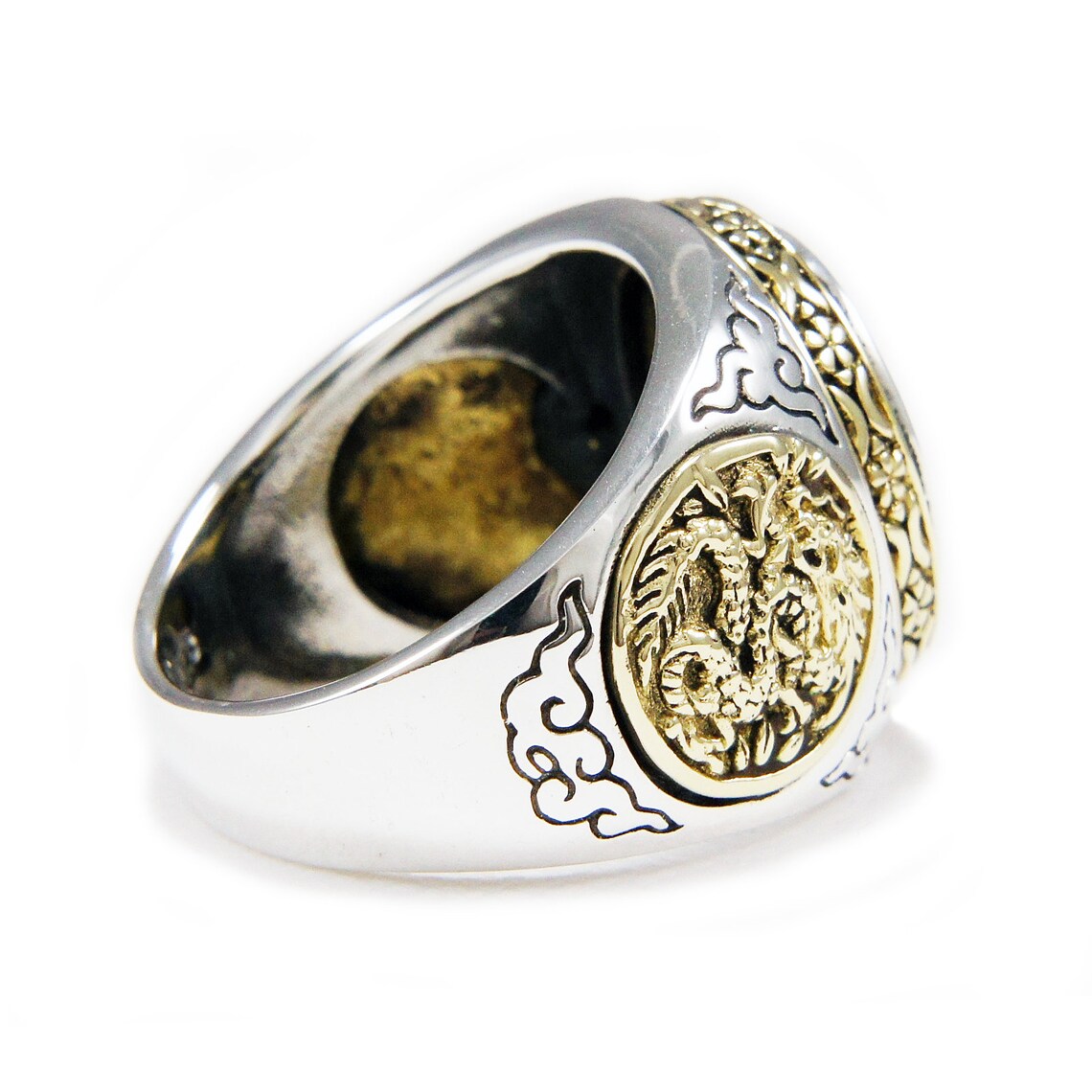 Phoenix of the Rising Sun/925 Sterling Silver Ring/phoenix Ring/biker ...