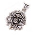 Bronze Helmet/ghost Rider/skull/925 Sterling Silver Pendant/biker ...