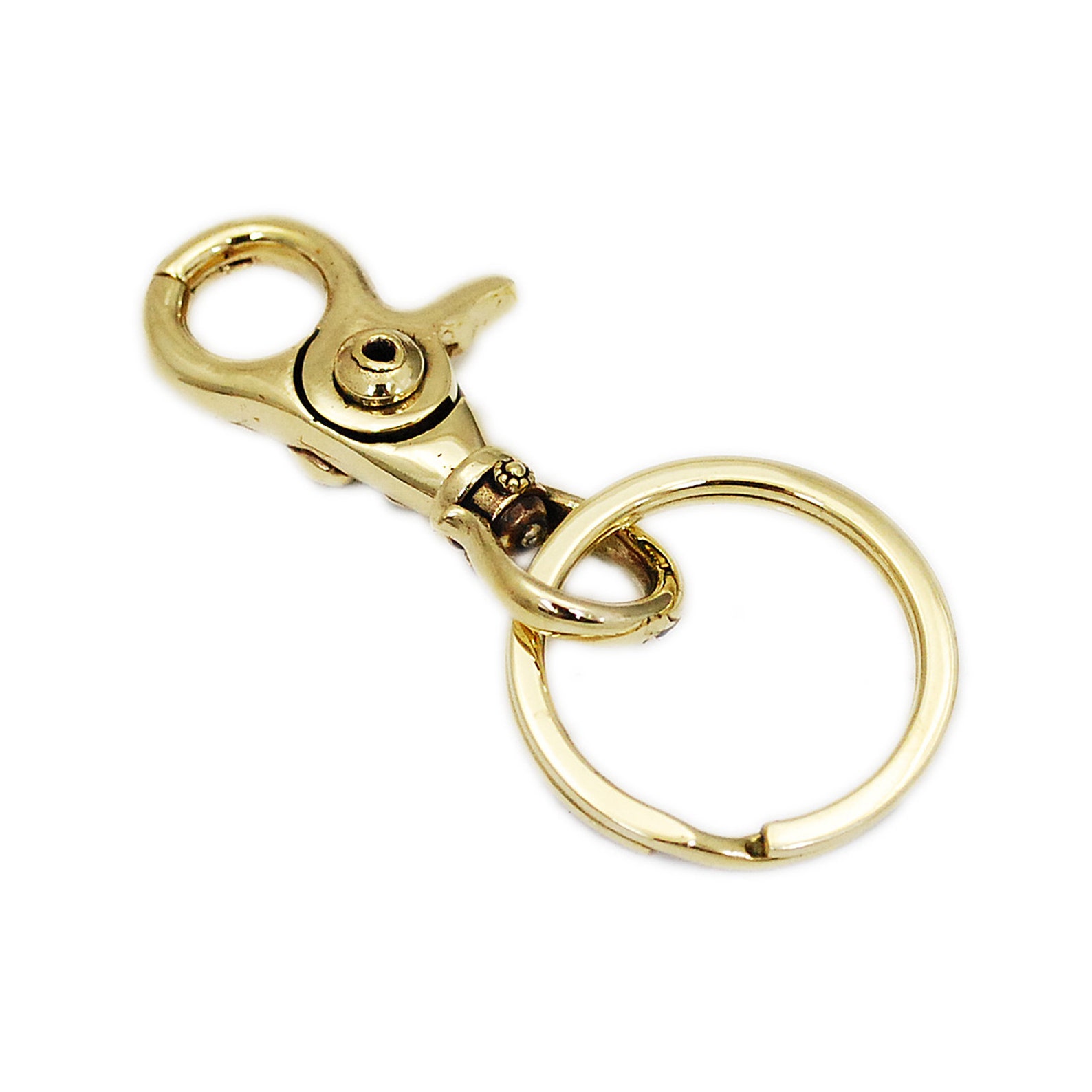 Lobster Clasp/arabesque/solid Brass Key Chain/brass Gold - Etsy