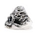 Ghost Rider/skull/925 Sterling Silver Ring/flames/skull Ring/biker ...