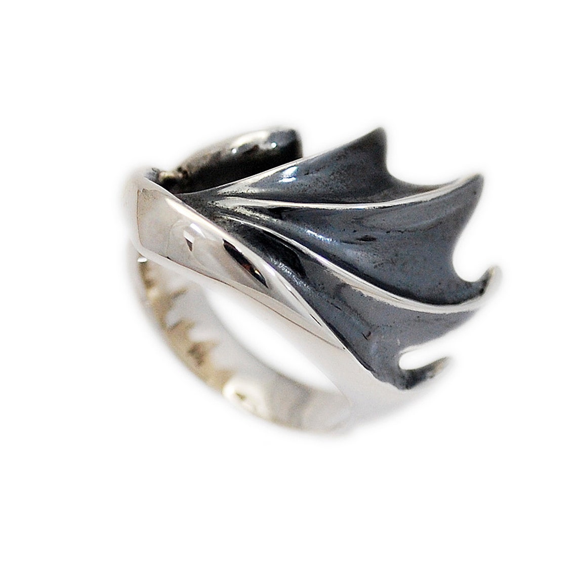 Drake/dragon/wing/925 Sterling Silver Ring/silver Drake - Etsy