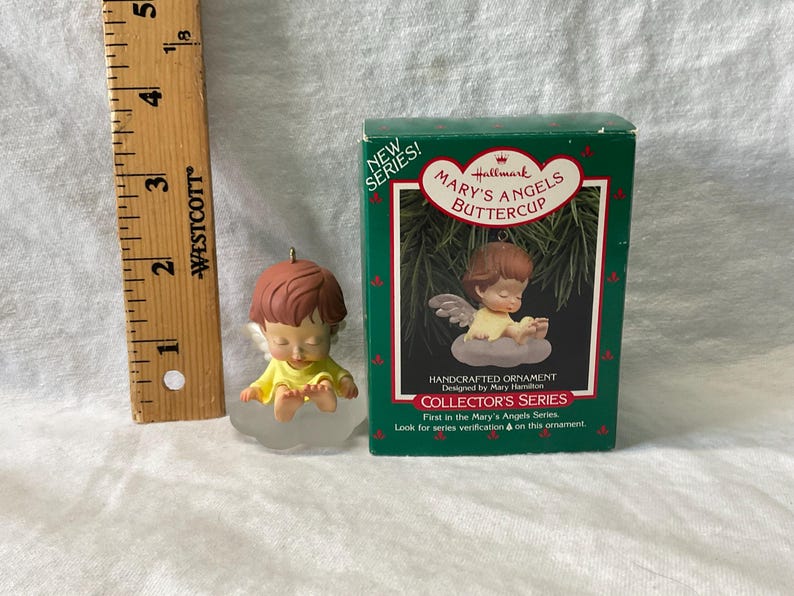 1988 Buttercup Mary's Angels Hallmark Keepsake Christmas Ornament - Etsy