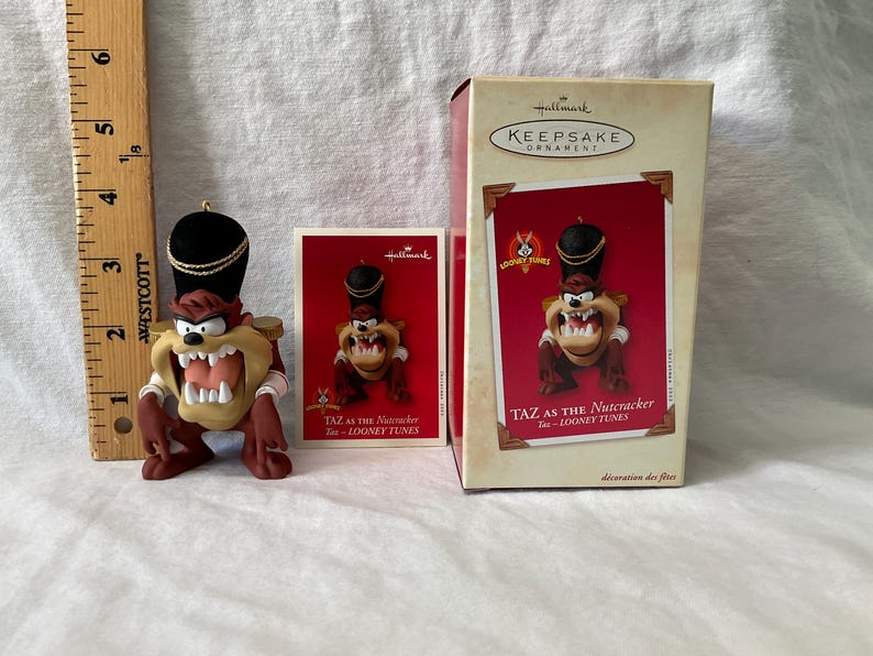 2003 Taz as the Nutcracker Hallmark Keepsake Christmas Ornament - Etsy