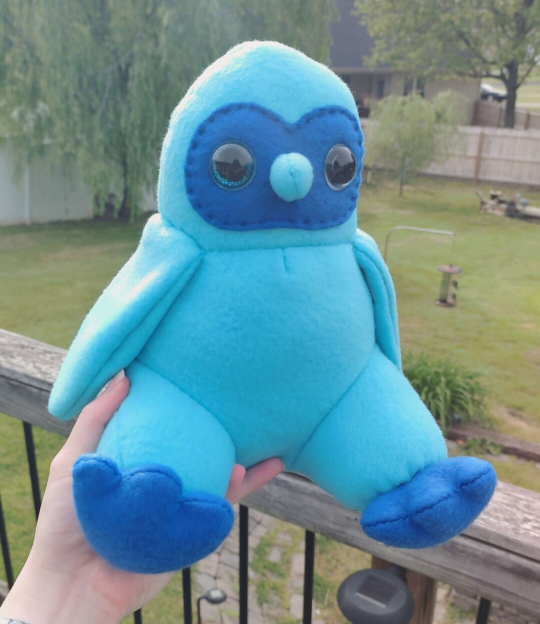 Blue Bird Plushie - Etsy
