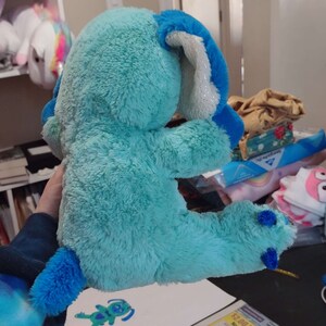 Blue Puppy Goat Plushie OOAK - Etsy