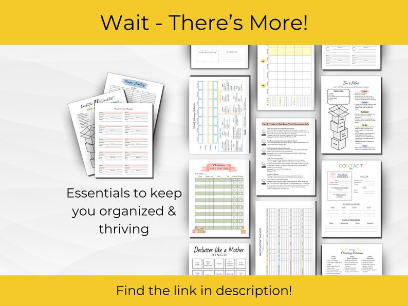 Printable Declutter Challenge BINGO Game | Home Management Essentials ...
