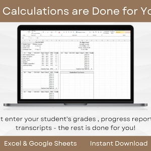 Editable High School Transcript Template| Official or Unofficial ...