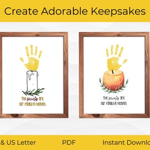 All Saints Day Handprint Art Template | All Hallows Eve Preschool ...