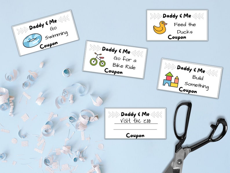EDITABLE Fathers Day Coupons | Coupon Book Template | Birthday Coupon ...