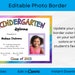 EDITABLE Kindergarten Diploma Template | Custom Kindergarten Graduation ...