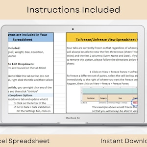Storage Inventory Spreadsheet | Garage Storage | Home Management ...