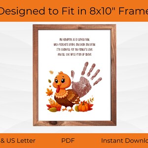 Turkey Handprint Art Template | Printable Fall Handprint Craft for ...