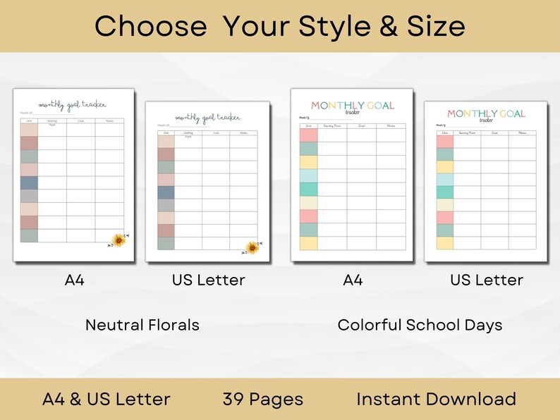 Editable Homeschool Planner Bundle With Transcript Templates | 2 Styles ...