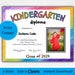 EDITABLE Kindergarten Diploma Template | Custom Kindergarten Graduation ...