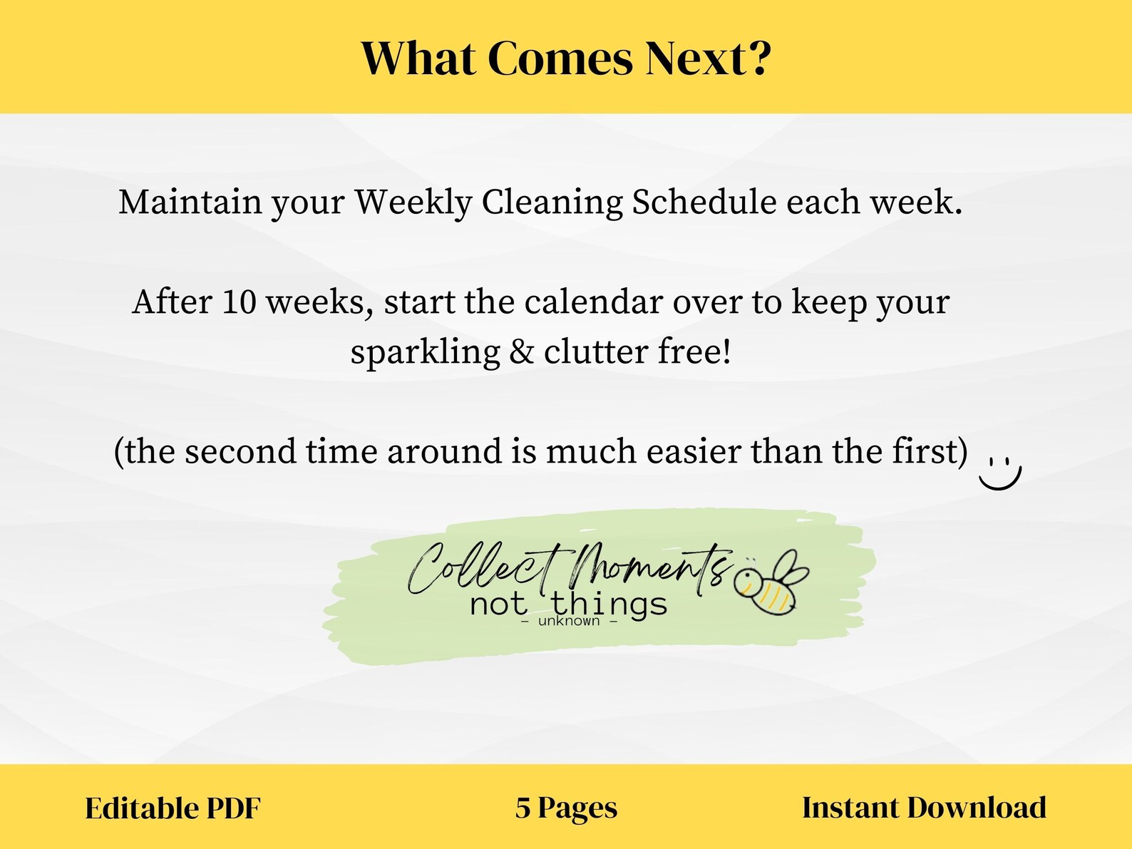 Editable Cleaning Schedule and Declutter Checklist Bundle 10 - Etsy