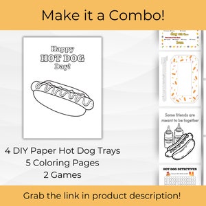 Summer Food Word Search | Printable Kids Word Find for Hot Dog Day| US ...