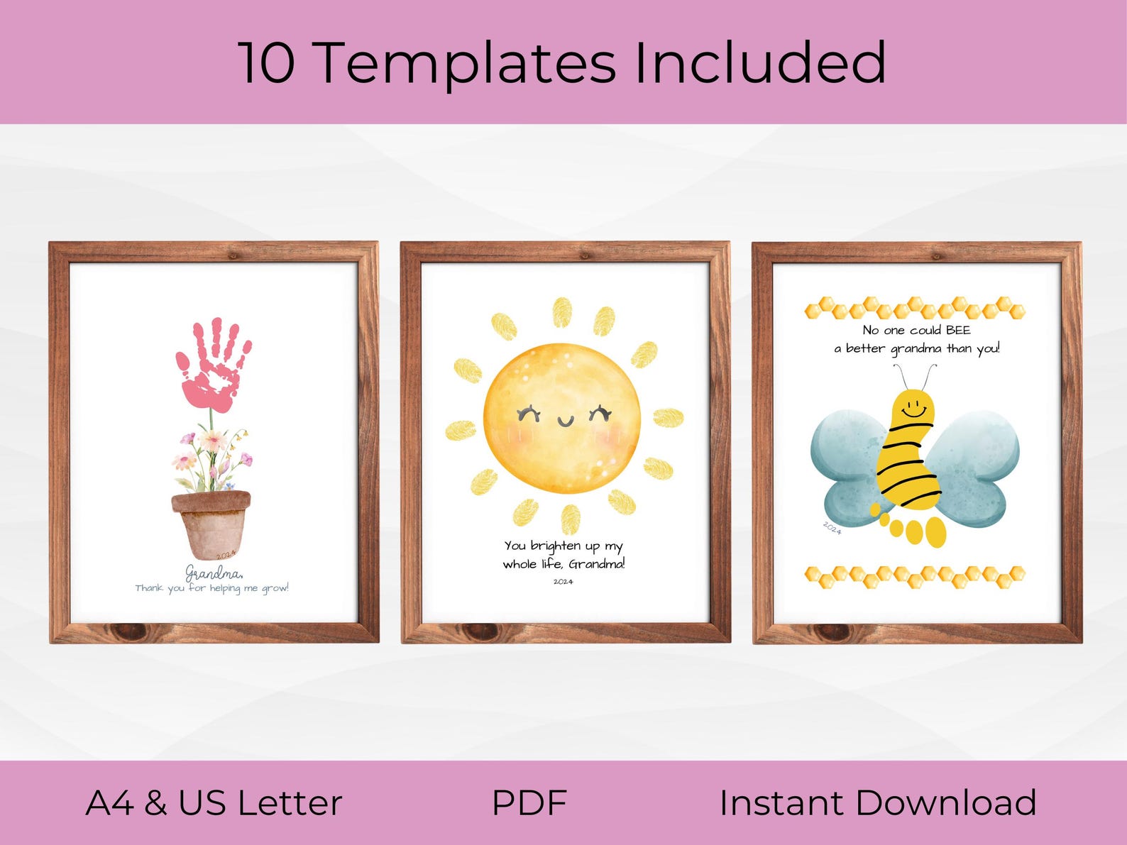 Handprint Art for Grandma | Grand Mother's Day or Birthday ...