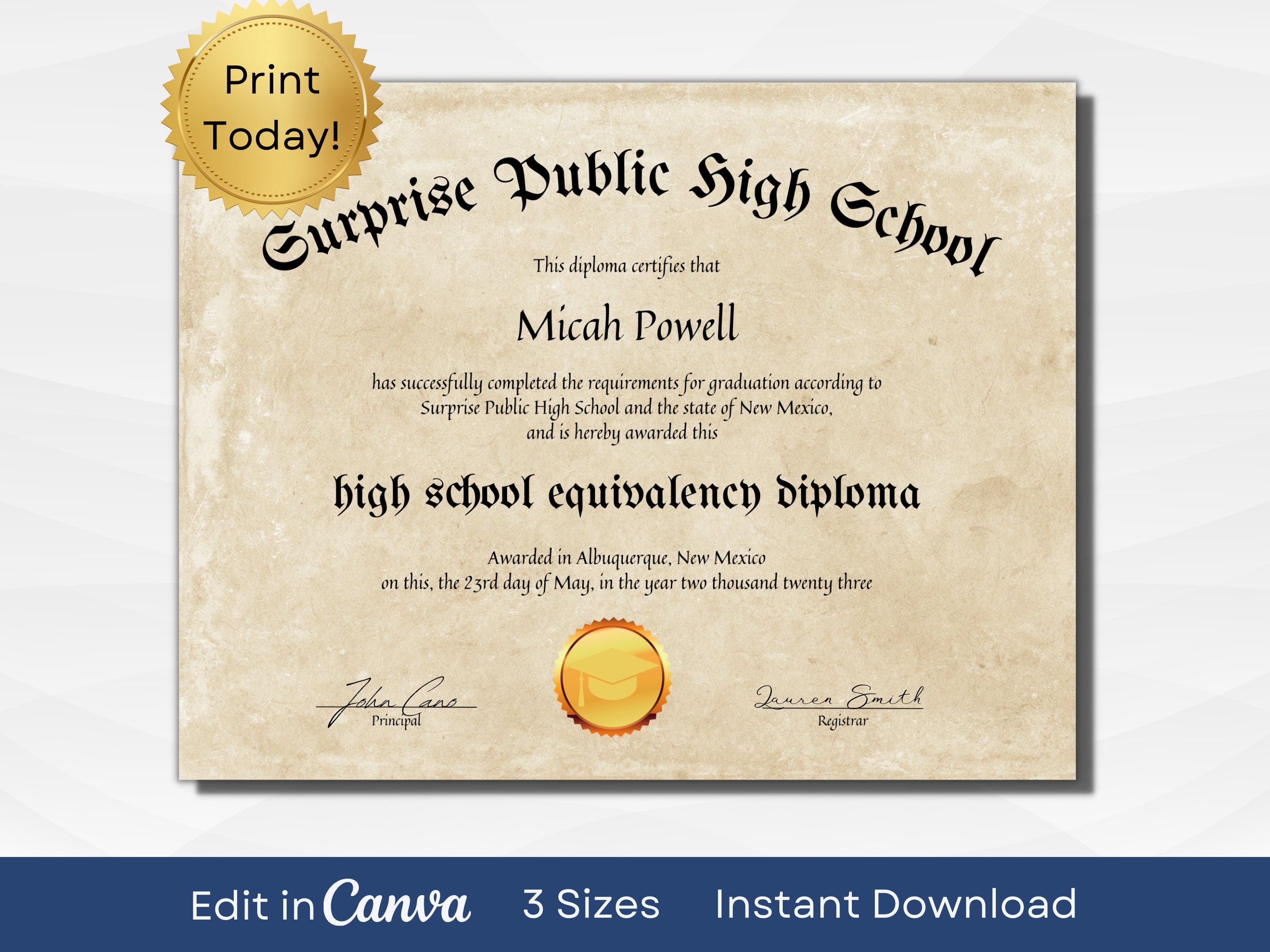 Home School Diplomas Printable Home School Diploma Template | Diy PDY