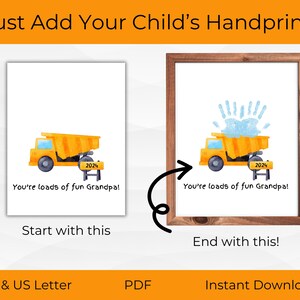 Handprint Art for Grandparents Day | Grandpa's Birthday and Father's ...