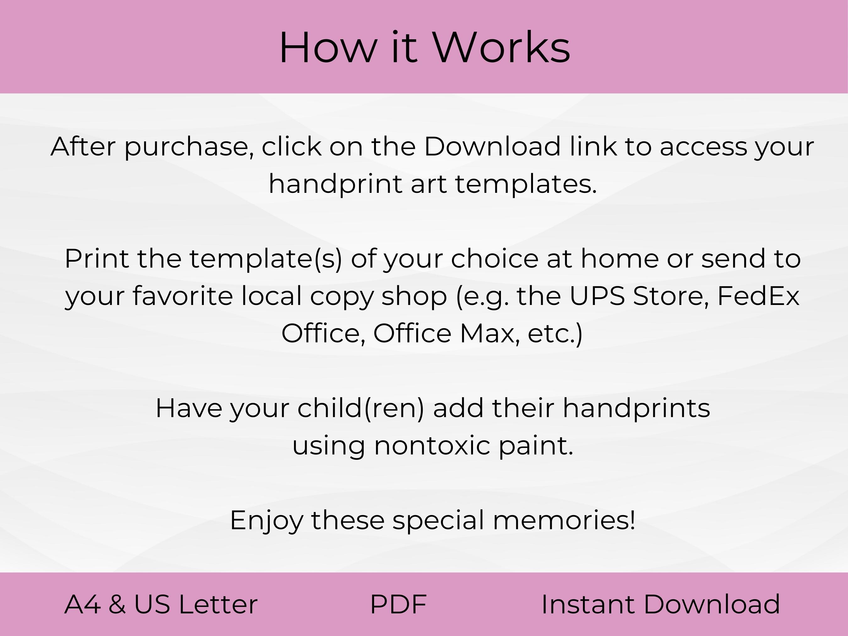 Handprint Art for Grandma | Grand Mother's Day or Birthday ...