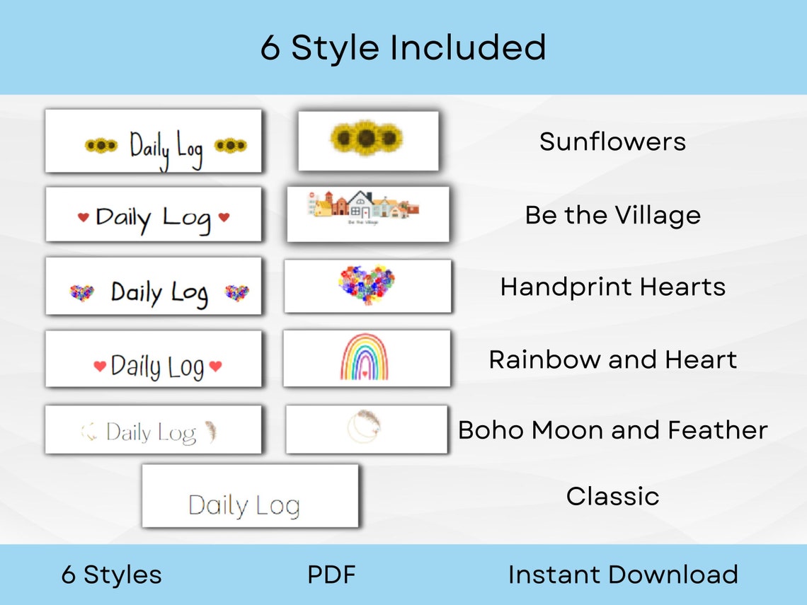 Foster Care Daily Log Bundle With Appointments (Instant Download) - Etsy