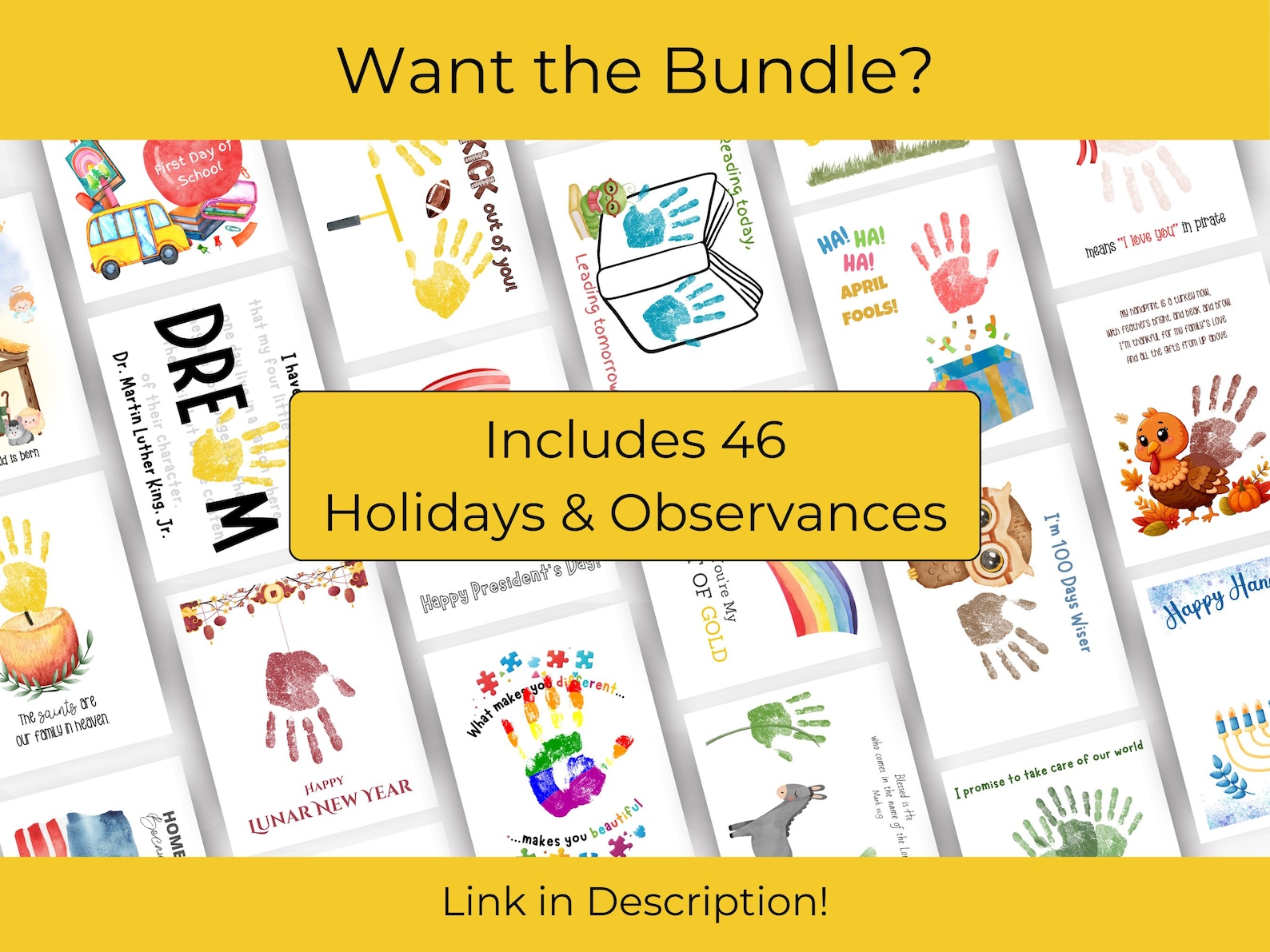 All Saints Day Handprint Art Template | All Hallows Eve Preschool ...